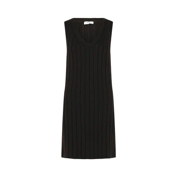 FERRAGAMO Ribbed Knit Dress 'medium