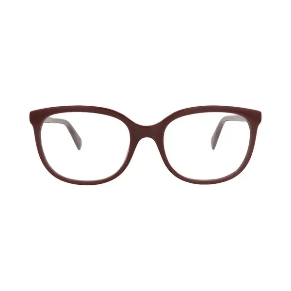 Gucci Square-frame Acetate Optical Frames 'burgundy/transparent
