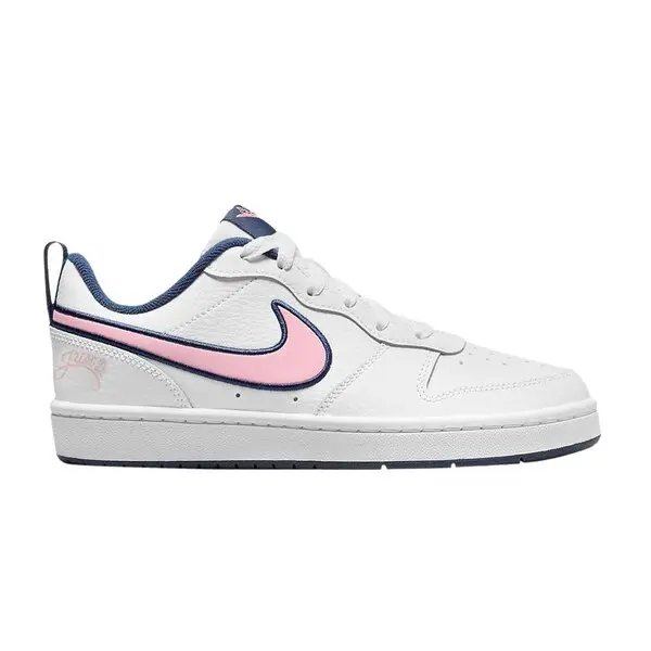 Nike Court Borough Low 2 Se Gs Pink Glaze Midnight Navy