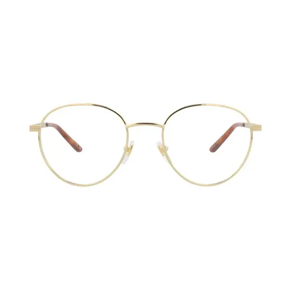 Gucci Round-frame Metal Optical Frames /transparent