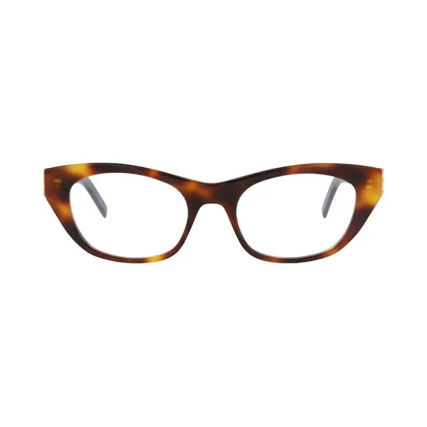 Saint Laurent Cat Eye-frame Acetate Optical Frames 'havana/transparent