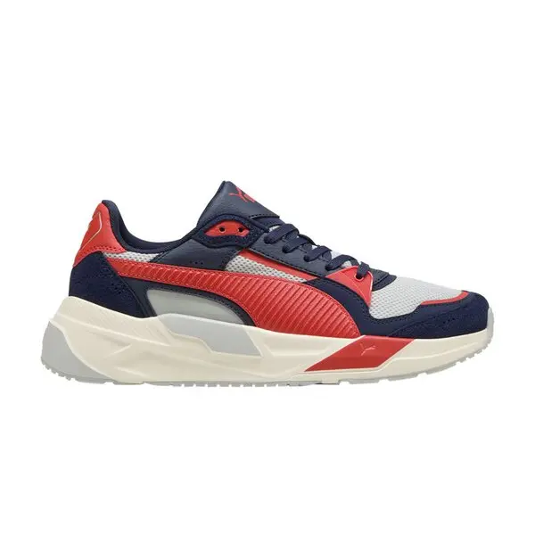 PUMA Trinity 2 'light Gray Red Fire Navy