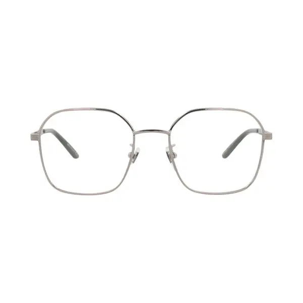 Gucci Square-frame Metal Optical Frames 'ruthenium/transparent