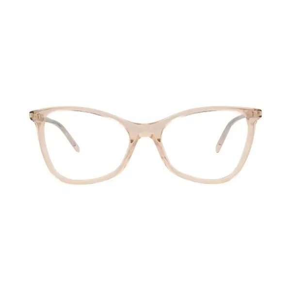 Saint Laurent Cat Eye-frame Acetate Optical Frames 'nude/transparent - Cream