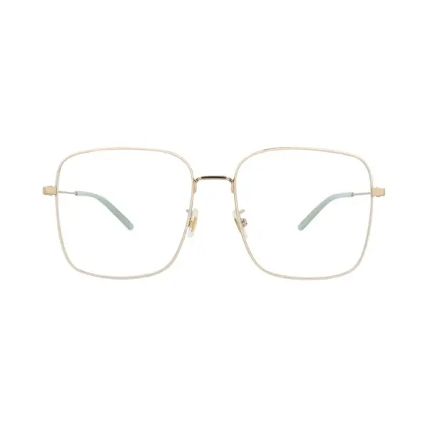 Gucci Square-frame Metal Optical Frames /transparent