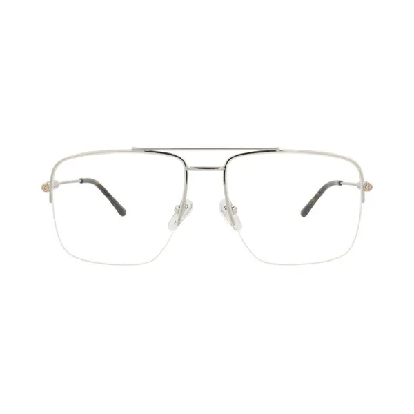 Gucci Aviator-frame Metal Optical Frames /transparent