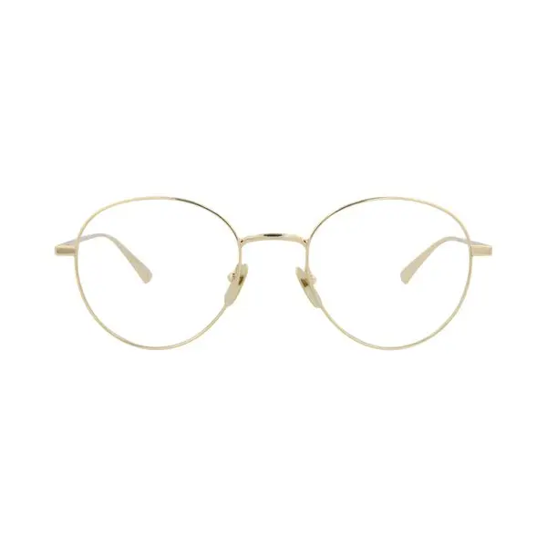 Gucci Round-frame Metal Optical Frames /transparent - Gold