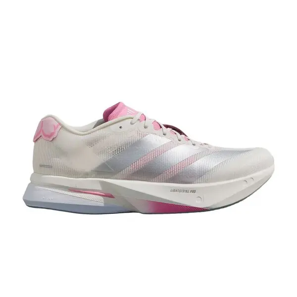 Adidas Adizero Boston 13 M 'core Silver Metallic Bliss Pink - White