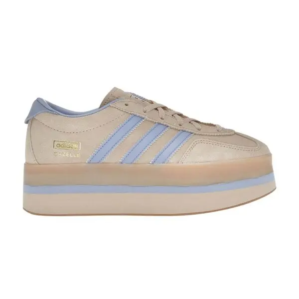 Adidas Wmns Gazelle Stack 'halo Blue Blue Spark Gum Light Brown - Tan