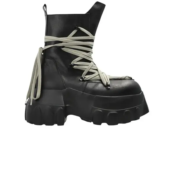 Rick Owens Megalace Mega Tractor Pearl