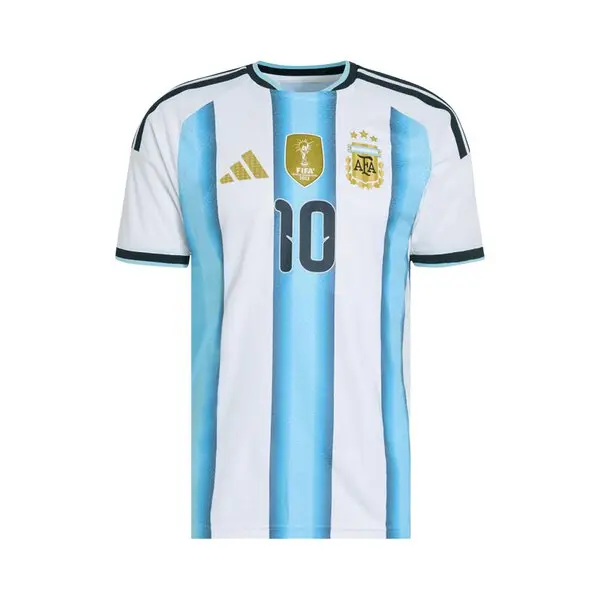 Adidas Argentina 26 Home Messi Authentic Jersey /ice Blue/light Blue - White