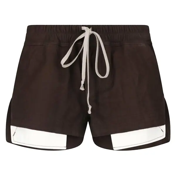 Rick Owens Fog Boxer Shorts 'grease - Brown