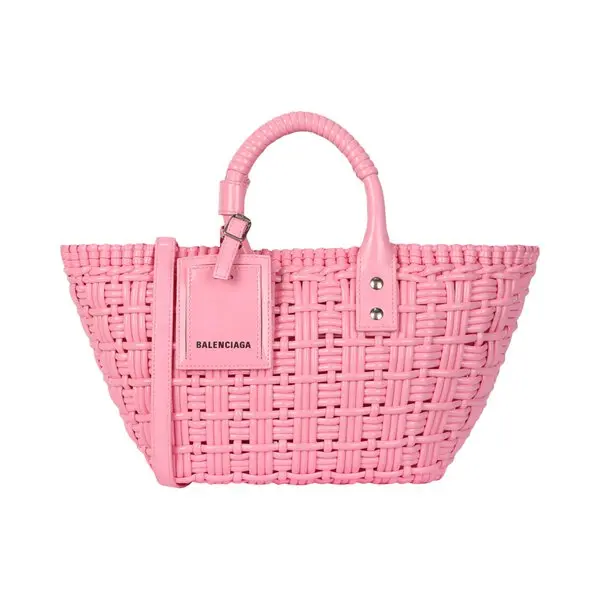 Balenciaga Bistro Xs Basket Top Handle Bag 'sweet - Pink