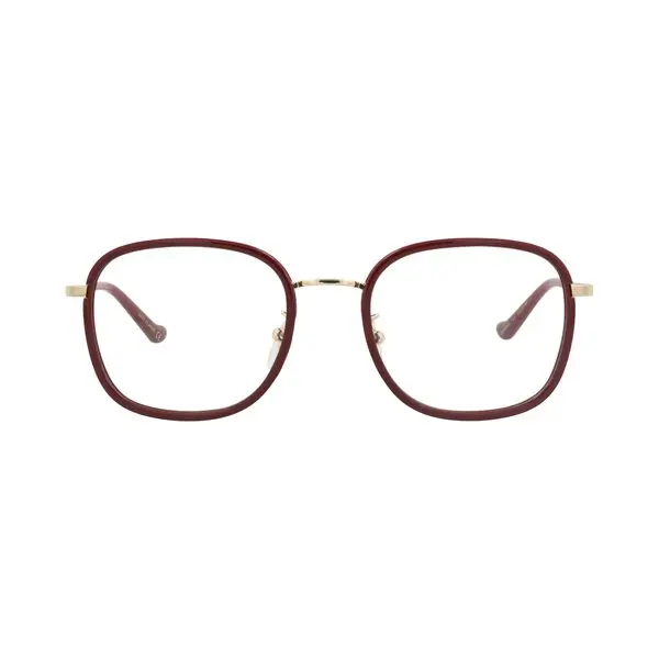 Gucci Square-frame Injection Optical Frames /gold/transparent