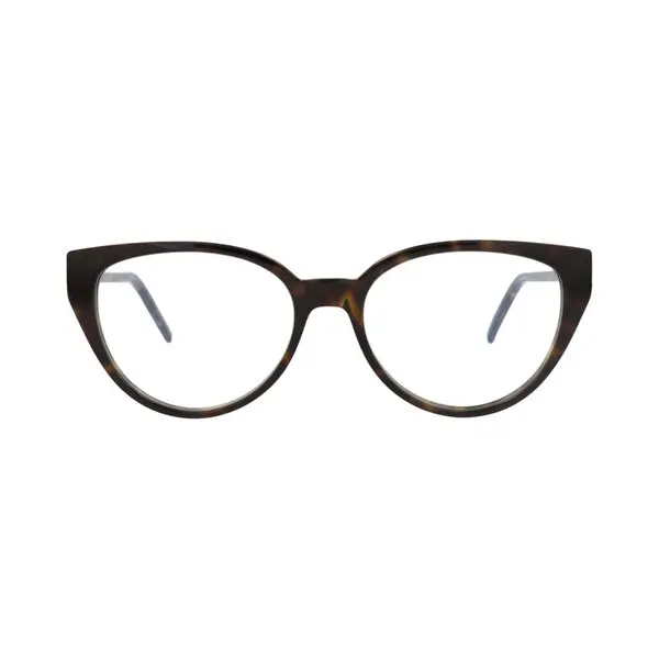 Saint Laurent Cat Eye-frame Acetate Optical Frames 'havana/gold/transparent