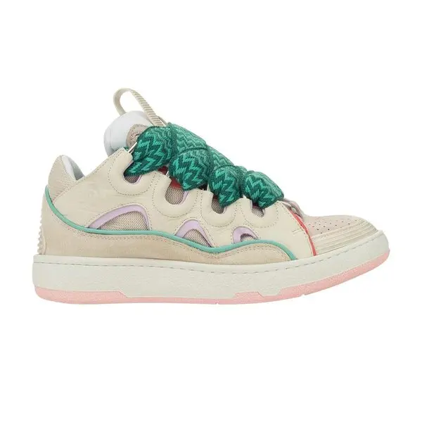 LANVIN Wmns Curb Sneakers Beige