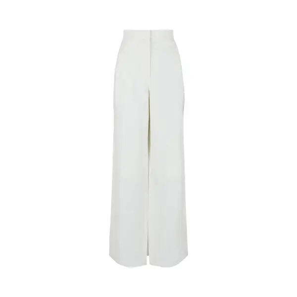 FERRAGAMO Wide-leg Linen Pants