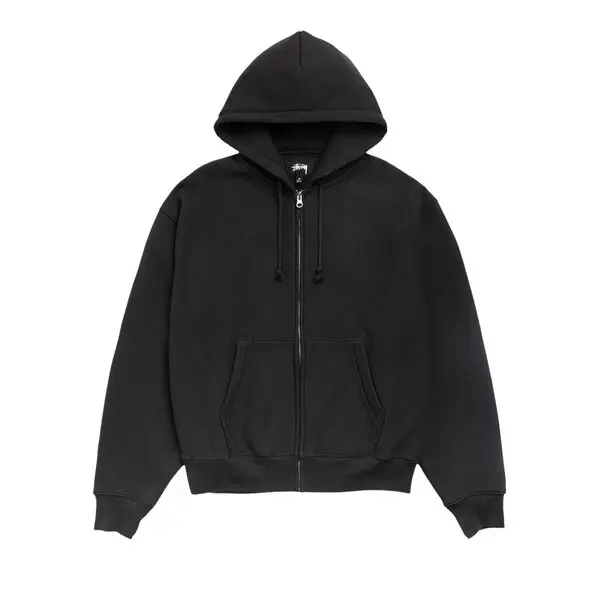 StÜssy Cursive Applique Zip Hood