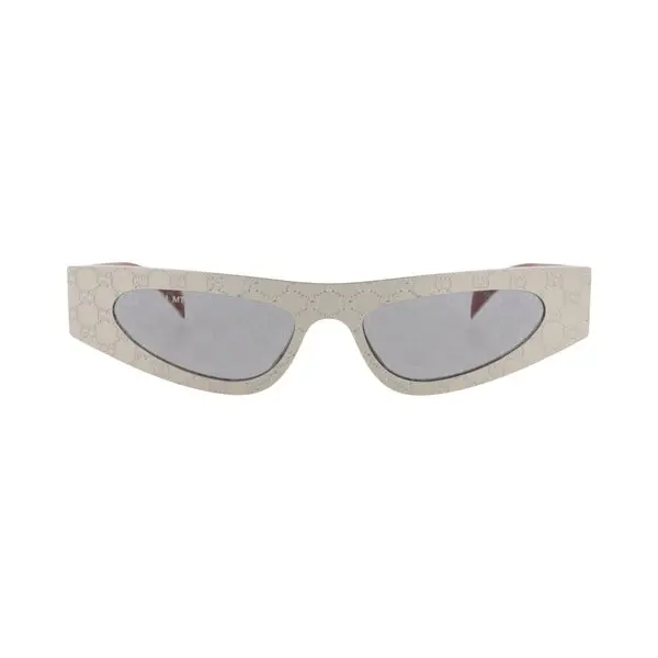 Gucci Cat Eye-frame Metal Sunglasses /smoke - Silver