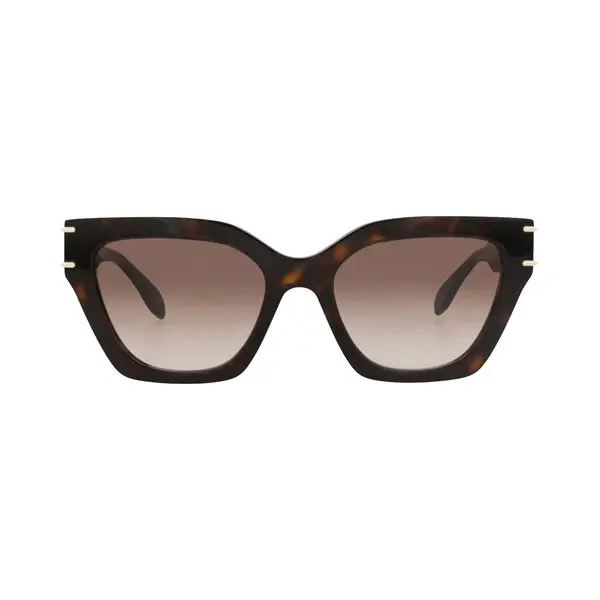 Alexander McQueen Cat Eye-frame Recycled Acetate Sunglasses 'havana - Brown
