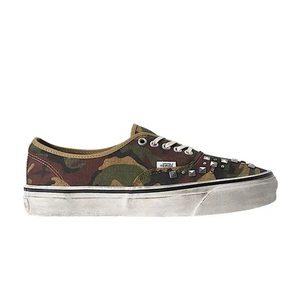 VANS Authentic Camouflage Studded Sneakers - Green
