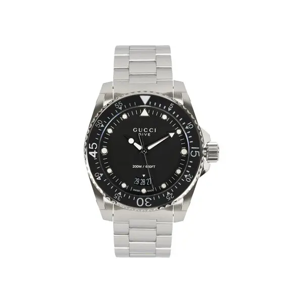 Gucci Dive Bracelet Watch 'stainless Steel - Silver