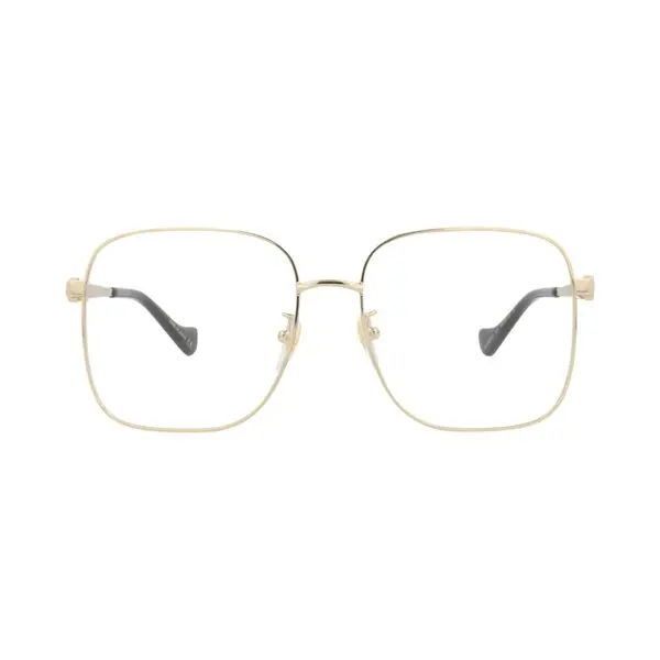 Gucci Square-frame Metal Optical Frames /transparent