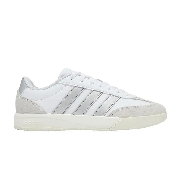 Adidas Wmns Vl Court Fc 'cloud Silver Metallic Grey - White