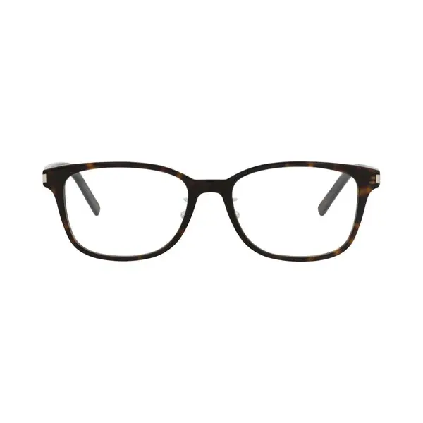 Saint Laurent Square-frame Recycled Acetate Optical Frames 'havana/transparent