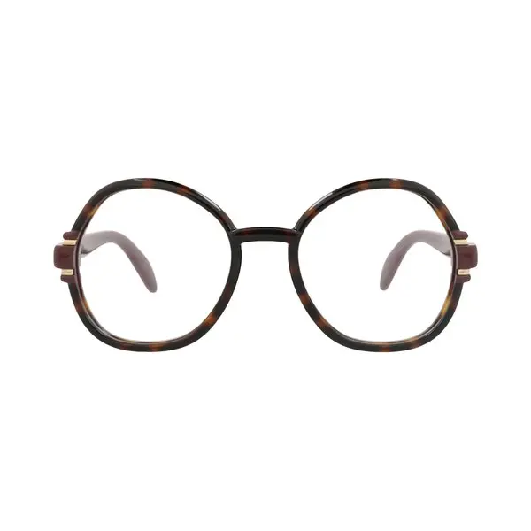 Gucci Round-frame Injection Optical Frames 'havanatransparent - Brown