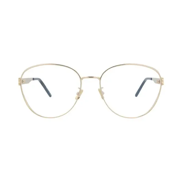 Saint Laurent Round-frame Metal Optical Frames /transparent