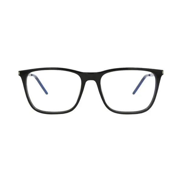 Saint Laurent Square-frame Acetate Optical Frames /silver/transparent