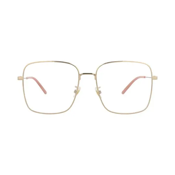 Gucci Square-frame Metal Optical Frames /transparent