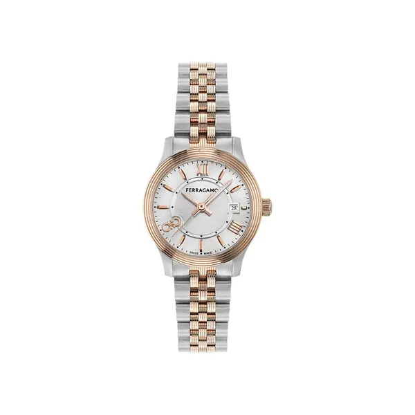 FERRAGAMO Duo Bracelet Watch 'two Tone