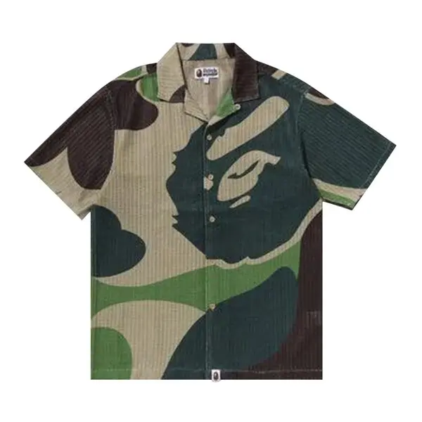 A BATHING APE Mega Abc Camo Mesh Shirt - Green