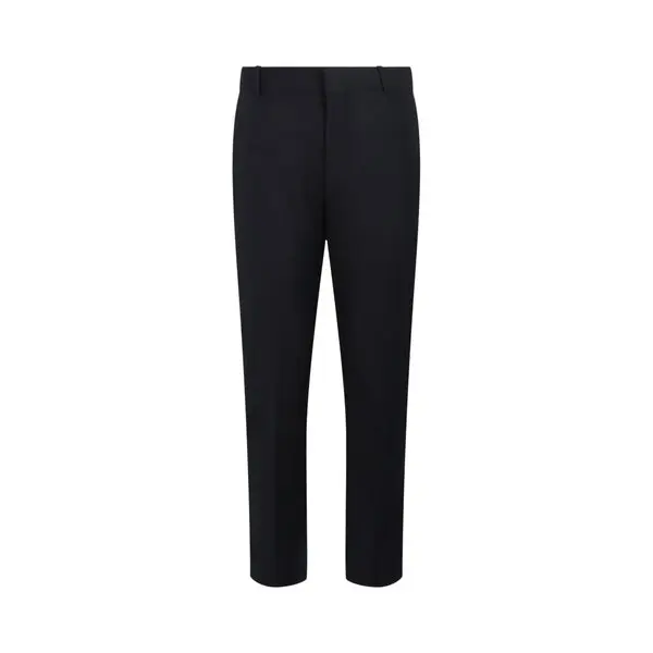 Alexander McQueen Slim Fit Cigarette Trousers 'navy