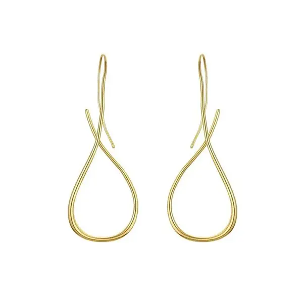 OUTOFOFFICE Milan Teardrop Vermeil Drop Earrings - Gold