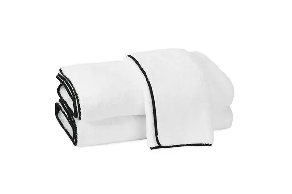 MATOUK Cairo Towel - White/black
