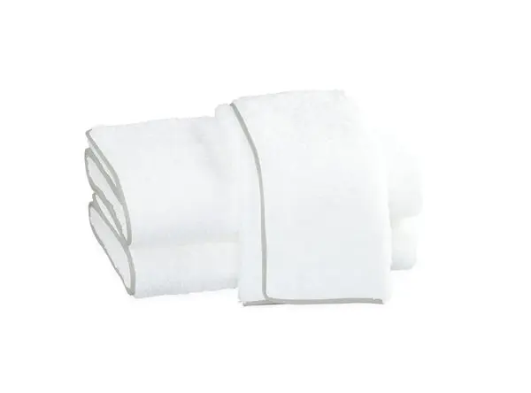 MATOUK Cairo Towel - White/silver