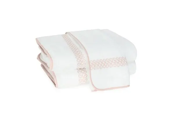 MATOUK Schumacher Astor Braid Towel - Blush