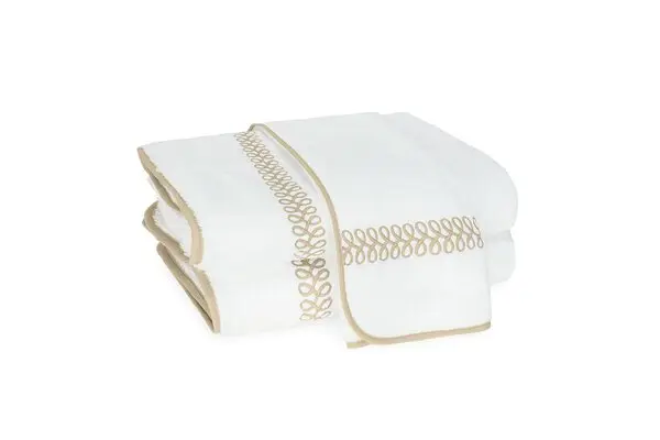 MATOUK Schumacher Astor Braid Towel - Dune