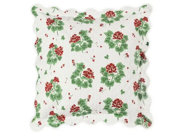 MATOUK Geranium Sham - Scarlet