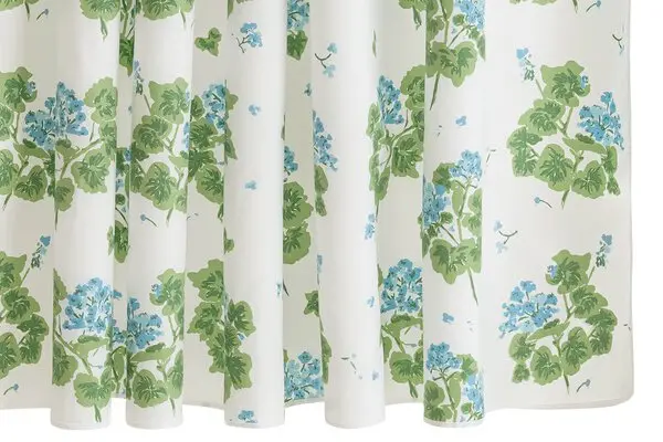 MATOUK Geranium Shower Curtain - Blue