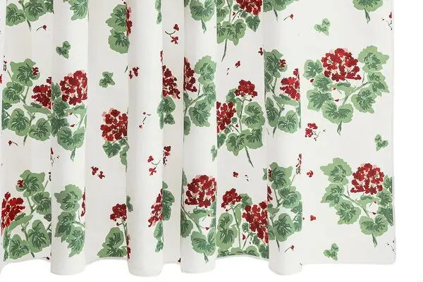 MATOUK Geranium Shower Curtain - Scarlet