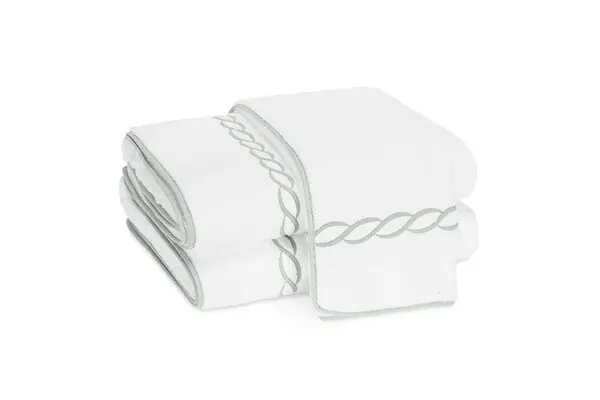 MATOUK Classic Chain Towel - Silver