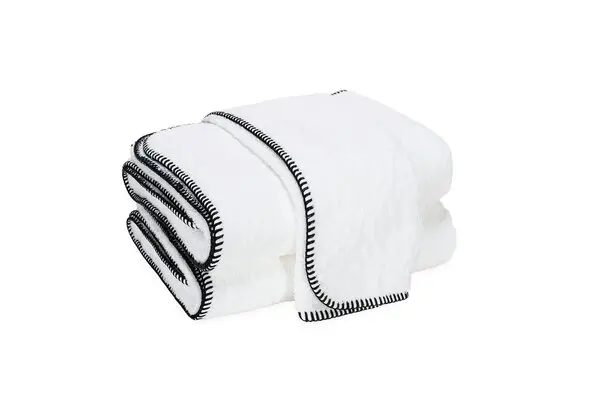 MATOUK Whipstitch Towel - Black