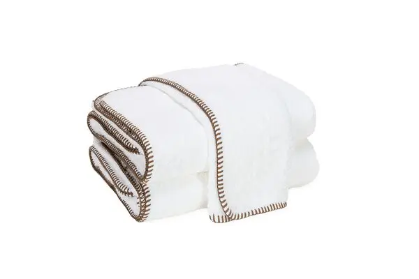 MATOUK Whipstitch Towel - Cocoa