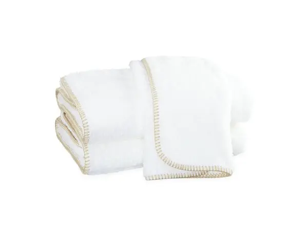 MATOUK Whipstitch Towel - Ivory