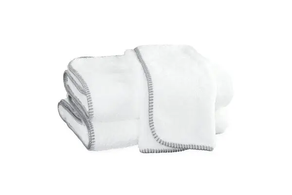 MATOUK Whipstitch Towel - Nickel