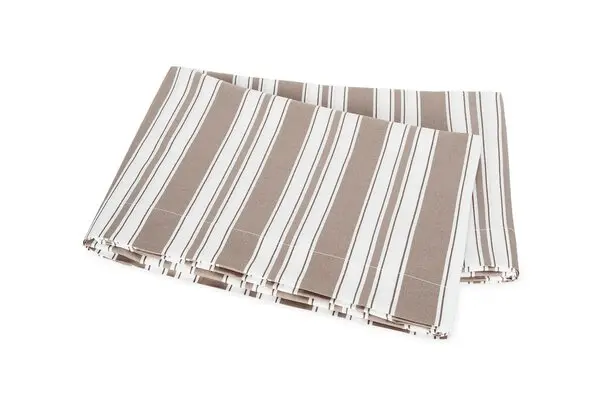 MATOUK Schumacher Elio Flat Bed Sheet - Mocha
